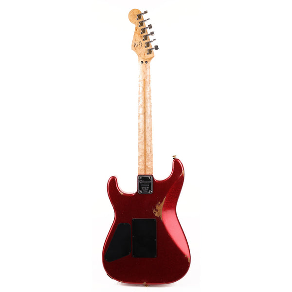 Charvel Custom Shop Nitro Aged San Dimas Red Sparkle Masterbuilt Red D ...