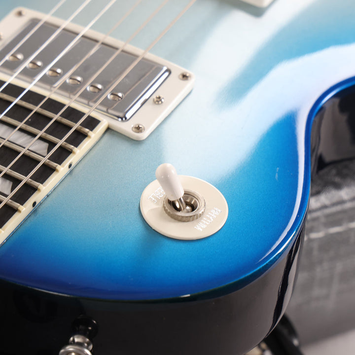 Gibson Les Paul Robot Blue Silverburst Limited Edition 2007 | The Music Zoo