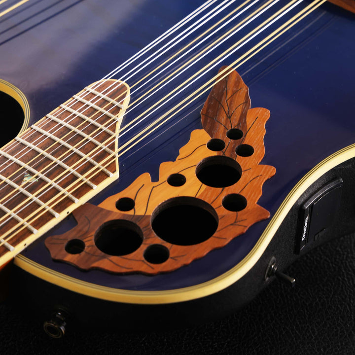 Ovation CSE225 Celebrity Double Neck Acoustic-Electric Transparent Blu ...
