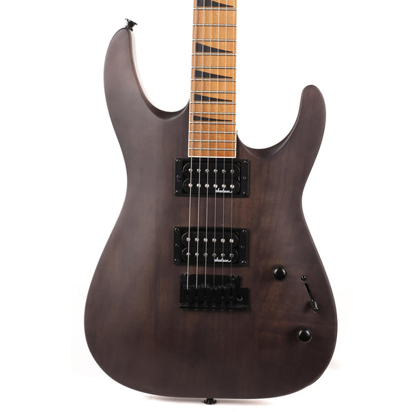 Jackson JS Series Dinky Arch Top JS24 DKAM Black Stain Used | The Music Zoo
