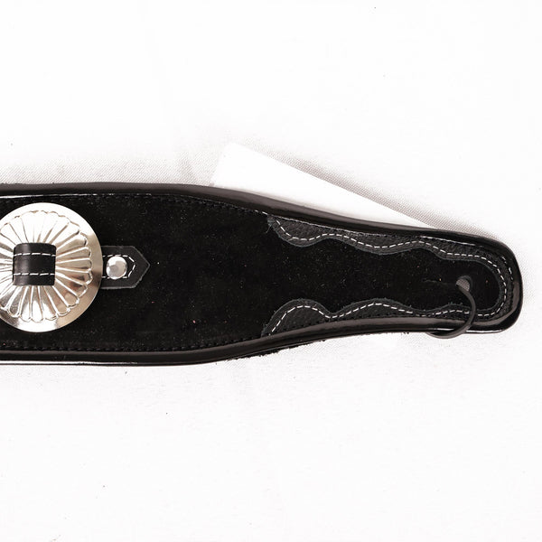 Jodi Head Concho Lou Lou Guitar Strap Black | The Music Zoo