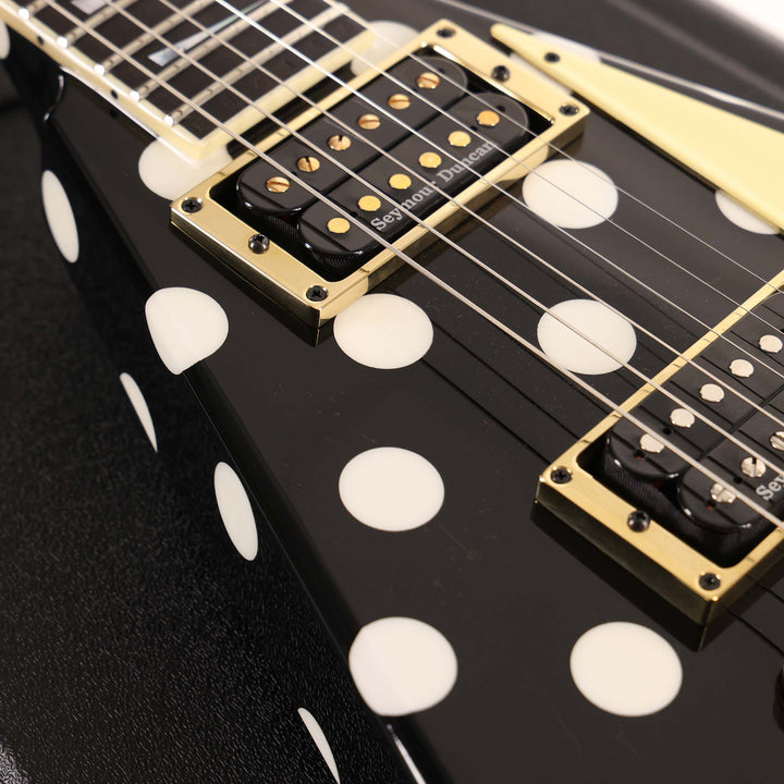Jackson Custom Shop Rhoads RR-VS Fixed Bridge Black and White Polka Do ...