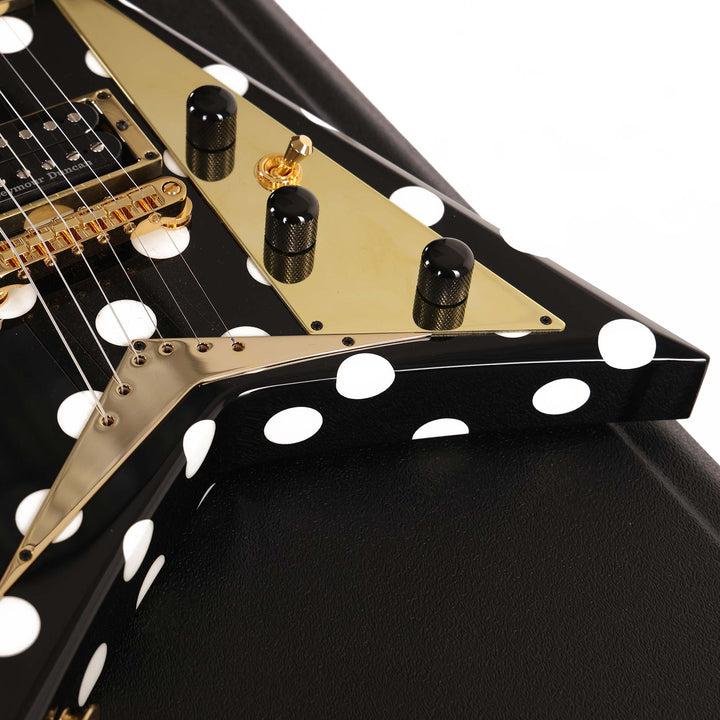 Jackson Custom Shop Rhoads RR-VS Fixed Bridge Black and White Polka Do ...