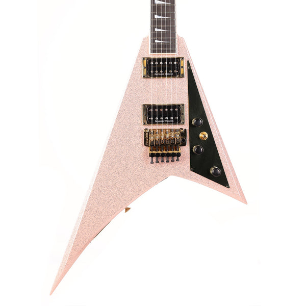 Jackson Custom Shop Rhoads RR-VS Floyd Rose Pink Sparkle | The Music Zoo