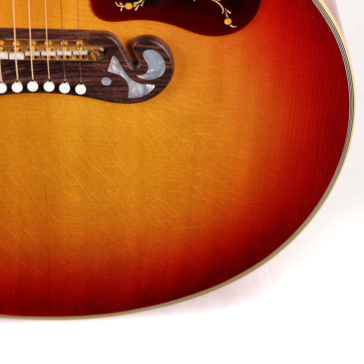 Gibson Jimmy Page 1964 SJ-200 Acoustic Cherry Tea | The Music Zoo