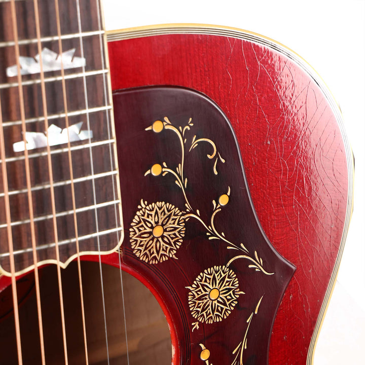Gibson Jimmy Page 1964 SJ-200 Collector's Edition Acoustic Cherry Tea | The Music Zoo