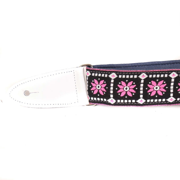 Jodi Head Verna Style 81 Guitar Strap Pink | The Music Zoo