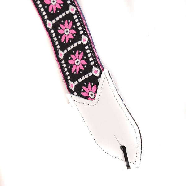 Jodi Head Verna Style 81 Guitar Strap Pink | The Music Zoo