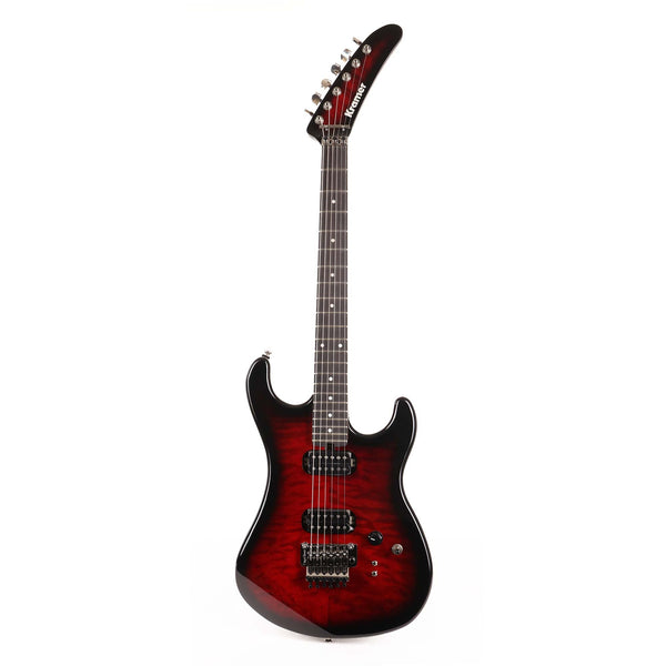 Kramer 84 HH Quilt Red Burst 2024 | The Music Zoo