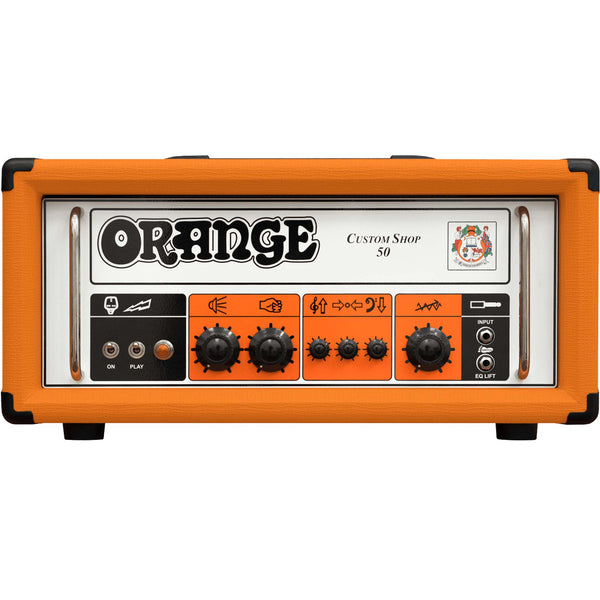 Orange Custom Shop 50 Guitar Amplifier Head | The Music Zoo