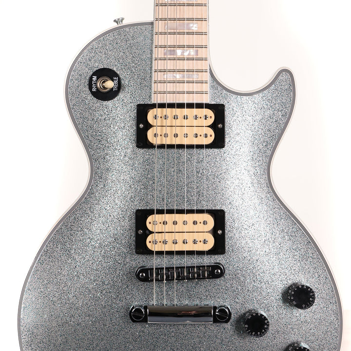 Gibson Custom Shop Les Paul Custom Made 2 Measure Glacier Blue Sparkle ...
