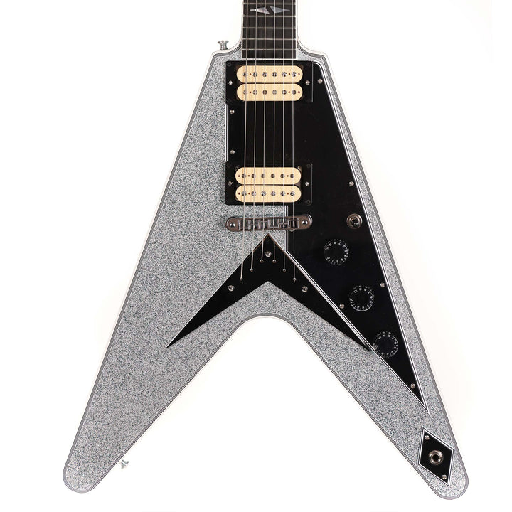 Gibson Custom Shop Flying V Custom Made 2 Measure Glacier Blue Sparkle ...