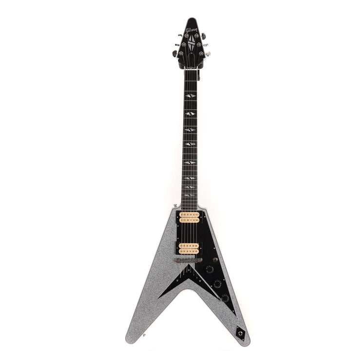 Gibson Custom Shop Flying V Custom Made 2 Measure Glacier Blue Sparkle ...