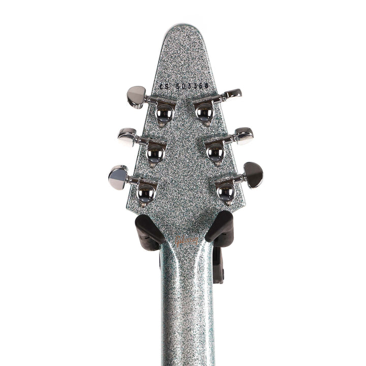 Gibson Custom Shop Flying V Custom Made 2 Measure Glacier Blue Sparkle ...