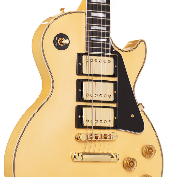 Gibson Custom Shop Les Paul Custom Made 2 Measure Antiqued Alpine Whit ...