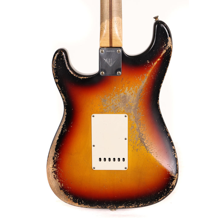 Fender Custom Shop 1960 HSS Stratocaster 3-Tone Sunburst Masterbuilt A ...