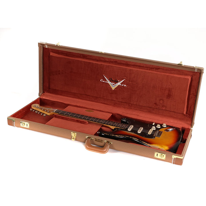 Fender Custom Shop 1960 HSS Stratocaster 3-Tone Sunburst Masterbuilt A ...