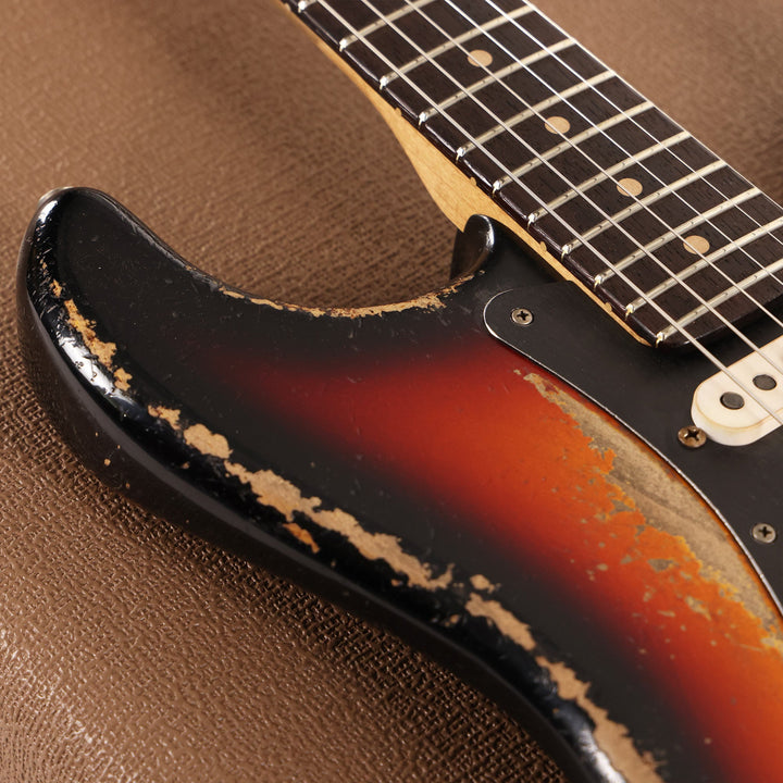 Fender Custom Shop 1960 HSS Stratocaster 3-Tone Sunburst Masterbuilt A ...
