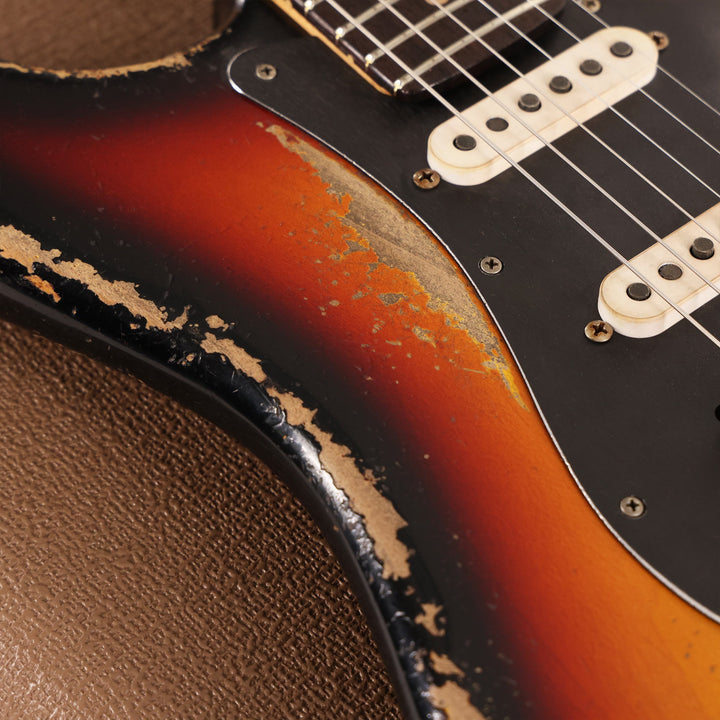 Fender Custom Shop 1960 HSS Stratocaster 3-Tone Sunburst Masterbuilt A ...