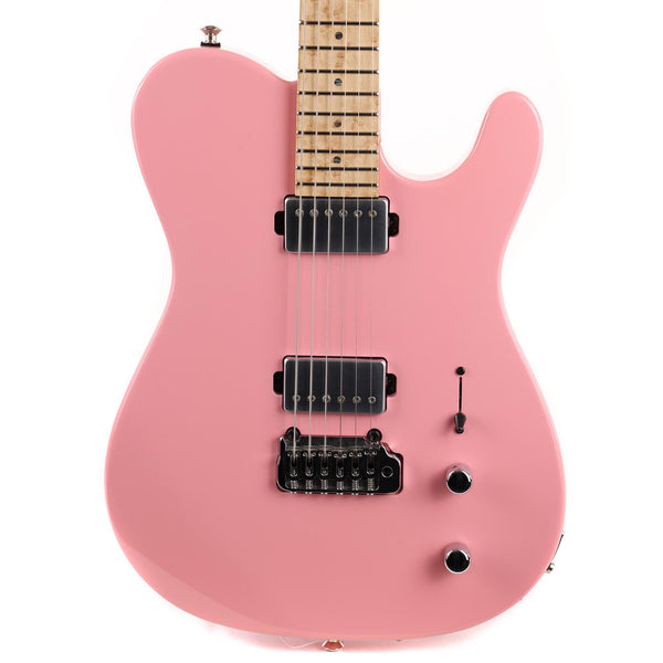 Kiesel Solo Pink with Birdseye Maple Fretboard Used | The Music Zoo