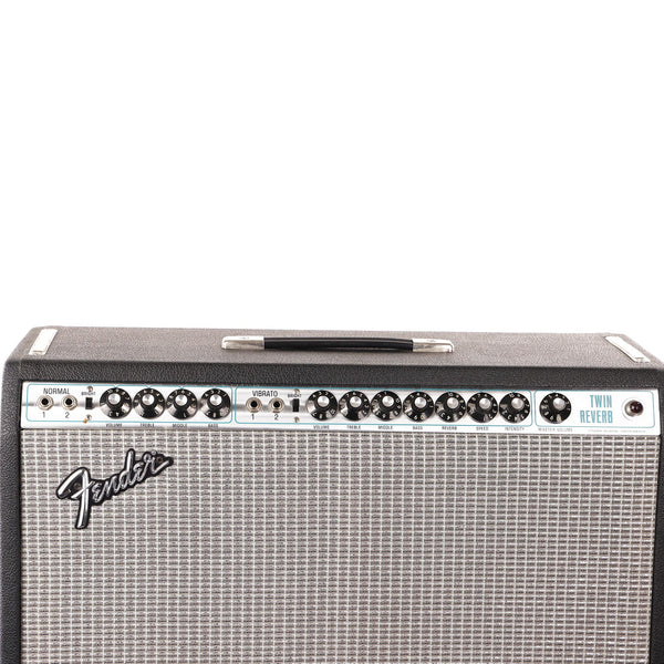 1975 Fender Twin Reverb Silverface 2x12 Combo Amplifier | The Music Zoo