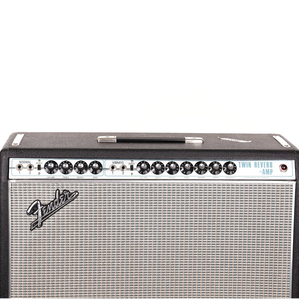 1969 Fender Twin Reverb Silverface 2x12 Combo Amplifier | The Music Zoo