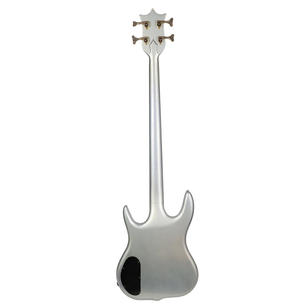 1987 Ken Smith 4-String Bass Silver | The Music Zoo