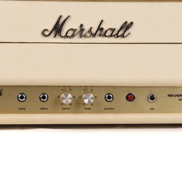 1960s Marshall Model 2020 Reverb Unit White Tolex | The Music Zoo