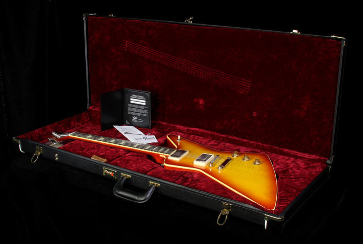 Used 2013 Gibson Custom Shop 1958 Explorer Flame Top Reissue Electric ...