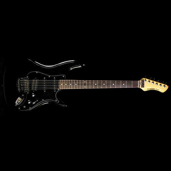 Used 1980's Ovation Ultra GS Electric Guitar Black | The Music Zoo