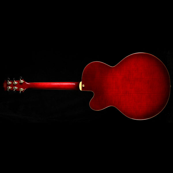 Used Peerless Leela Archtop Electric Guitar Cherry | The Music Zoo