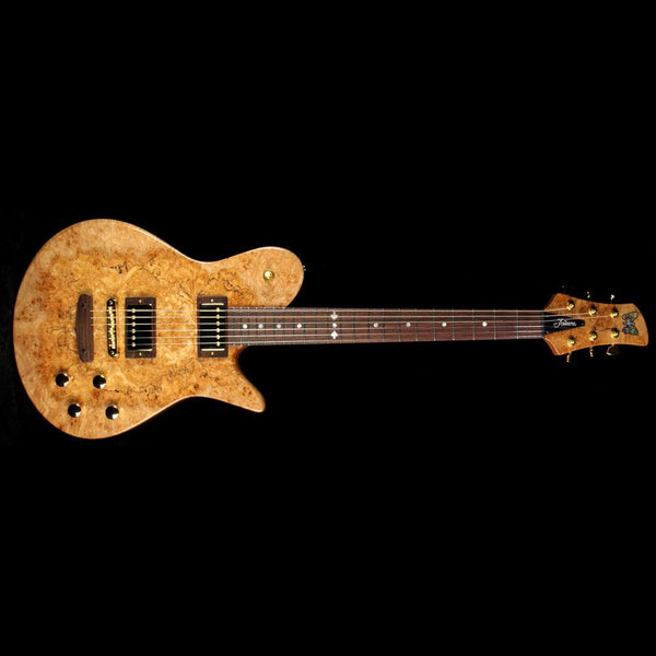 Fodera Imperial Spalted Maple and Mahogany Electric Guitar Natural ...