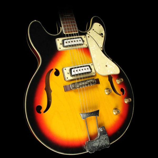 Used Bruno MaxiTone Semi-Hollow Electric Guitar Sunburst | The Music Zoo