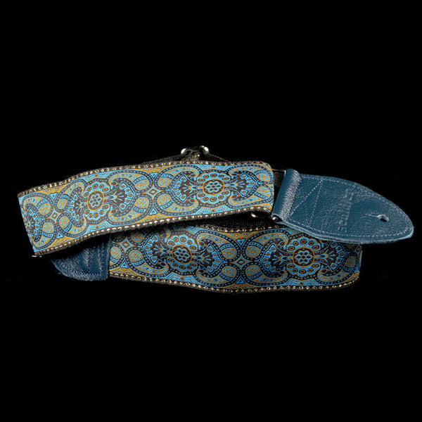 Souldier Arabesque Turquoise Guitar Strap | The Music Zoo