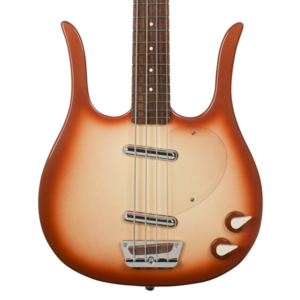 Danelectro Longhorn Bass Copper Burst | The Music Zoo
