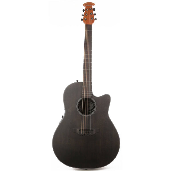 Ovation 2771STGES Main Street Balladeer Acoustic-Electric Ebony Stain ...