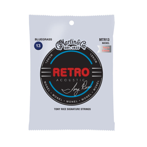 Martin MTR13 Retro Acoustic Guitar Strings Bluegrass - Tony Rice's Cho ...
