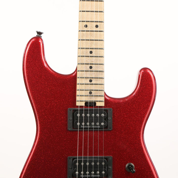 Charvel Custom Shop San Dimas Red Sparkle Relic | The Music Zoo