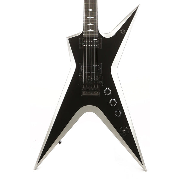 Dean USA Dime Stealth Floyd Black with Silver Bevels | The Music Zoo