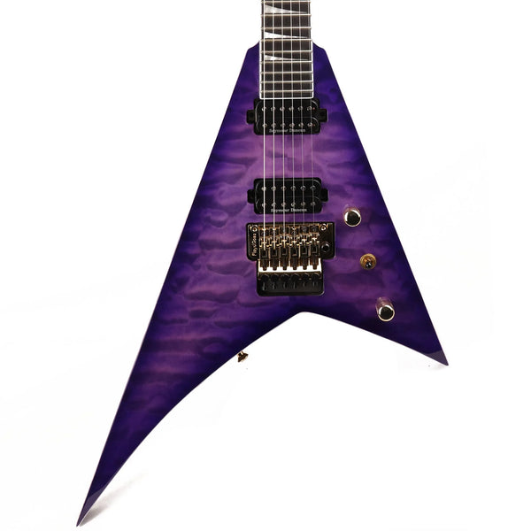 Jackson Pro Series Rhoads RR24Q Ebony Fingerboard Transparent Purple U ...