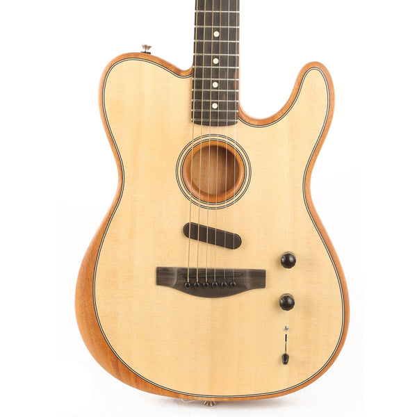 Fender American Acoustasonic Telecaster Natural Used | The Music Zoo