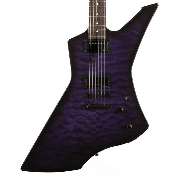 ESP James Hetfield Snakebyte Baritone See Thru Purple Sunburst 2017 ...