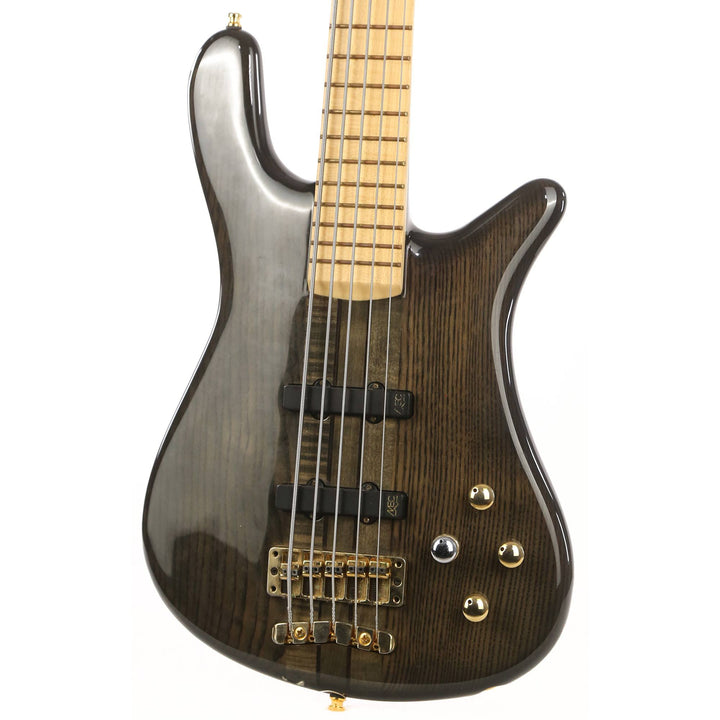 Warwick Custom Shop Stage I Streamer Transparent Black | The Music Zoo