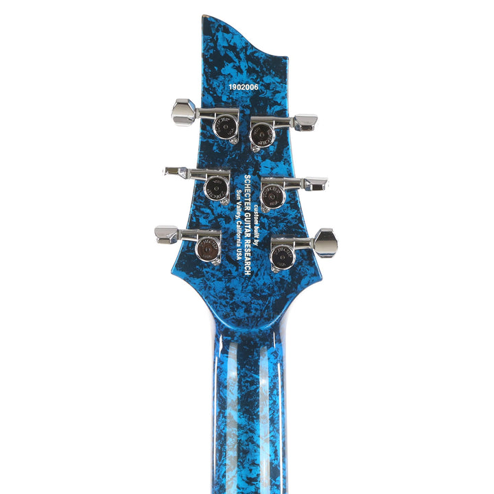 Schecter USA Custom Shop Sunset Standard Blue Metallic Marble 2019 ...
