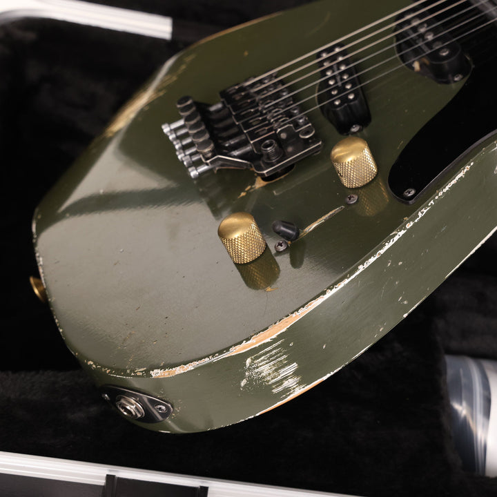 Jackson Custom Shop SL Soloist 3S-V Army Drab | The Music Zoo