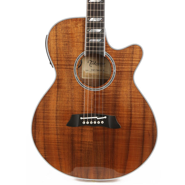 Takamine TSP178ACKN Thinline Acoustic-Electric Koa Used | The Music Zoo