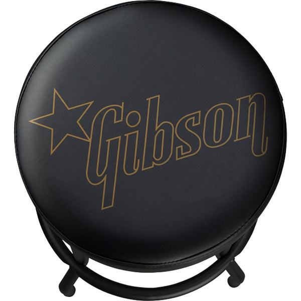 Gibson Premium Playing Stool Star Logo 30 in. | The Music Zoo