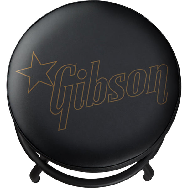 Gibson Premium Playing Stool Star Logo 24" | The Music Zoo