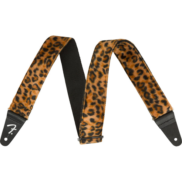 Fender Wild Leopard Print Strap 2 in. Wide | The Music Zoo