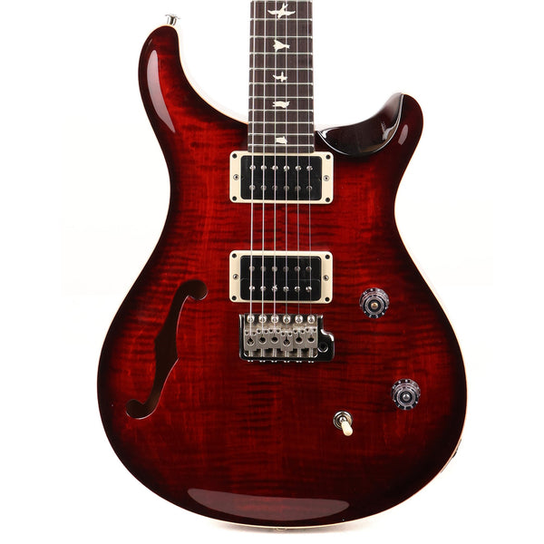 PRS CE24 Semi-Hollow Fire Red Burst Used | The Music Zoo